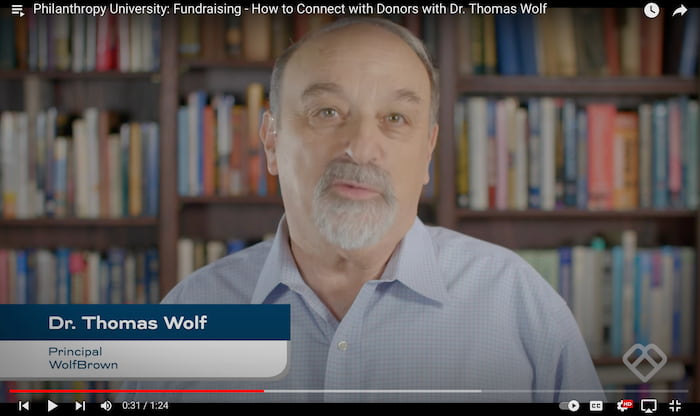 Tom Wolf's Online Fundraising Courses for Philanthropy University ...